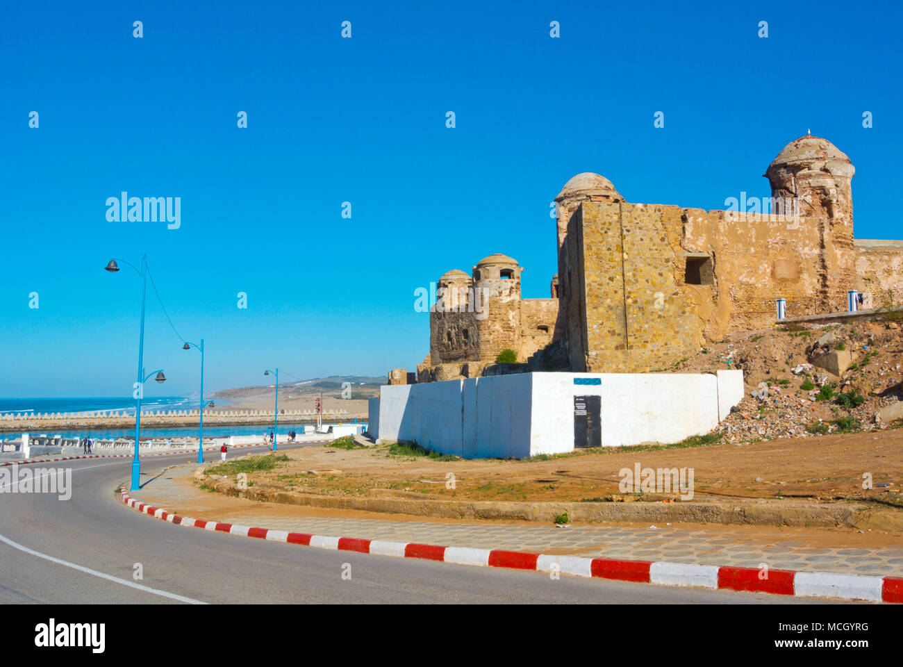 Ruins of Kasbah, Larache, northern Morocco, Africa Stock Photo - Alamy