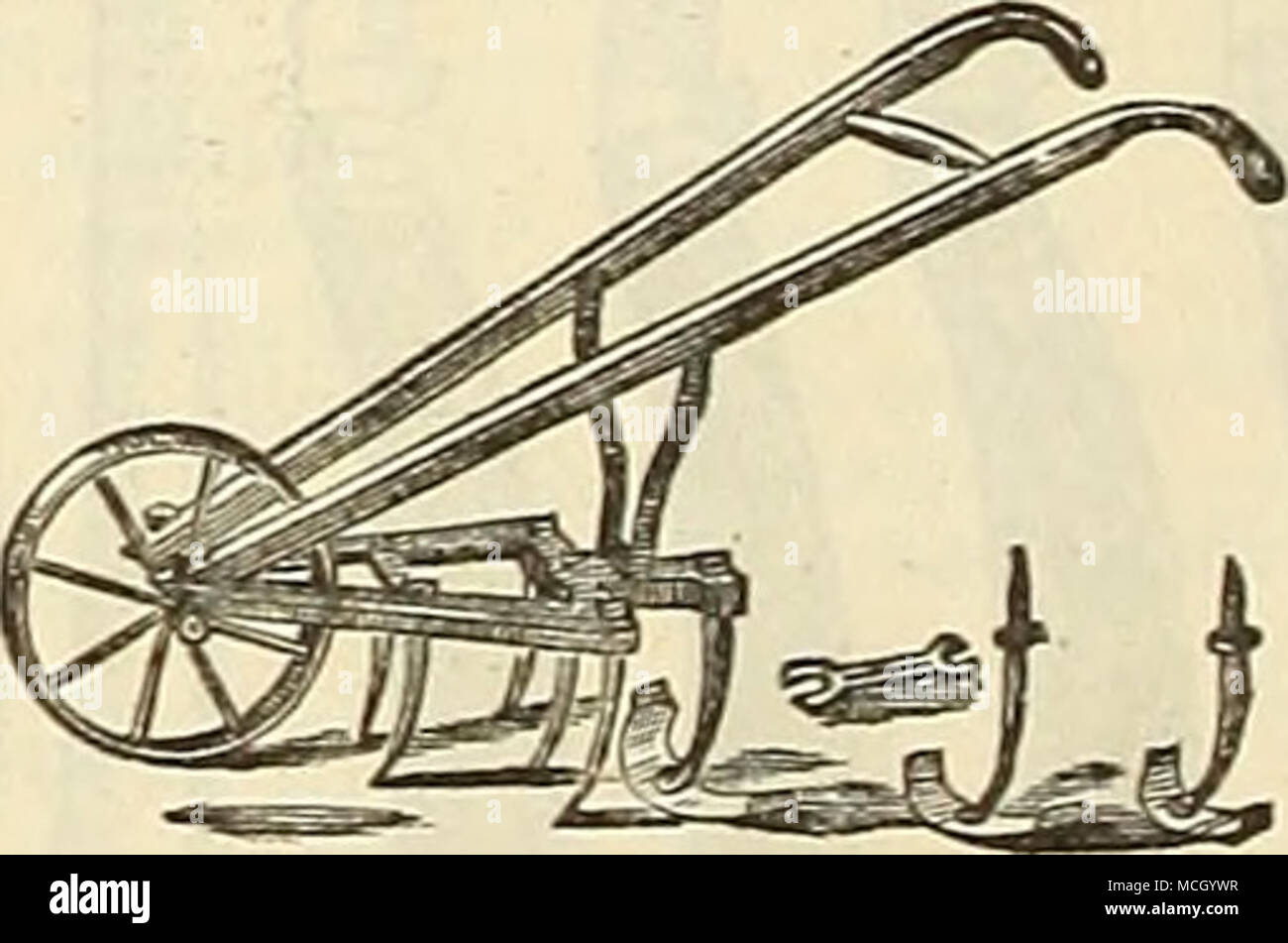 . Lee's Hand Wheel Hoe Stock Photo - Alamy