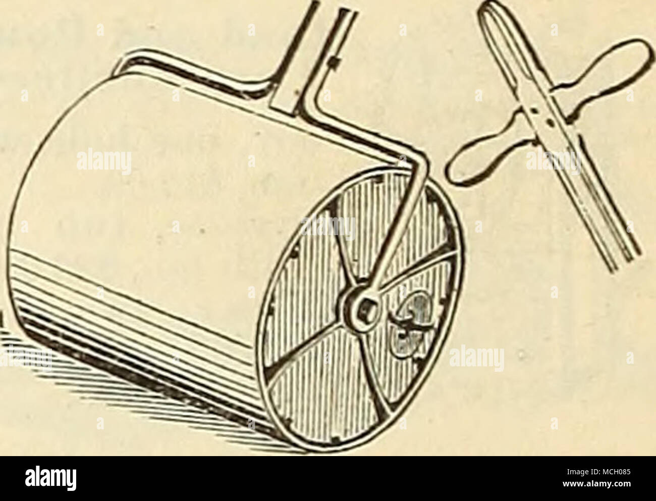 . Wrought Iron Garden and Lawn Roller. Made of the best wrought iron ...