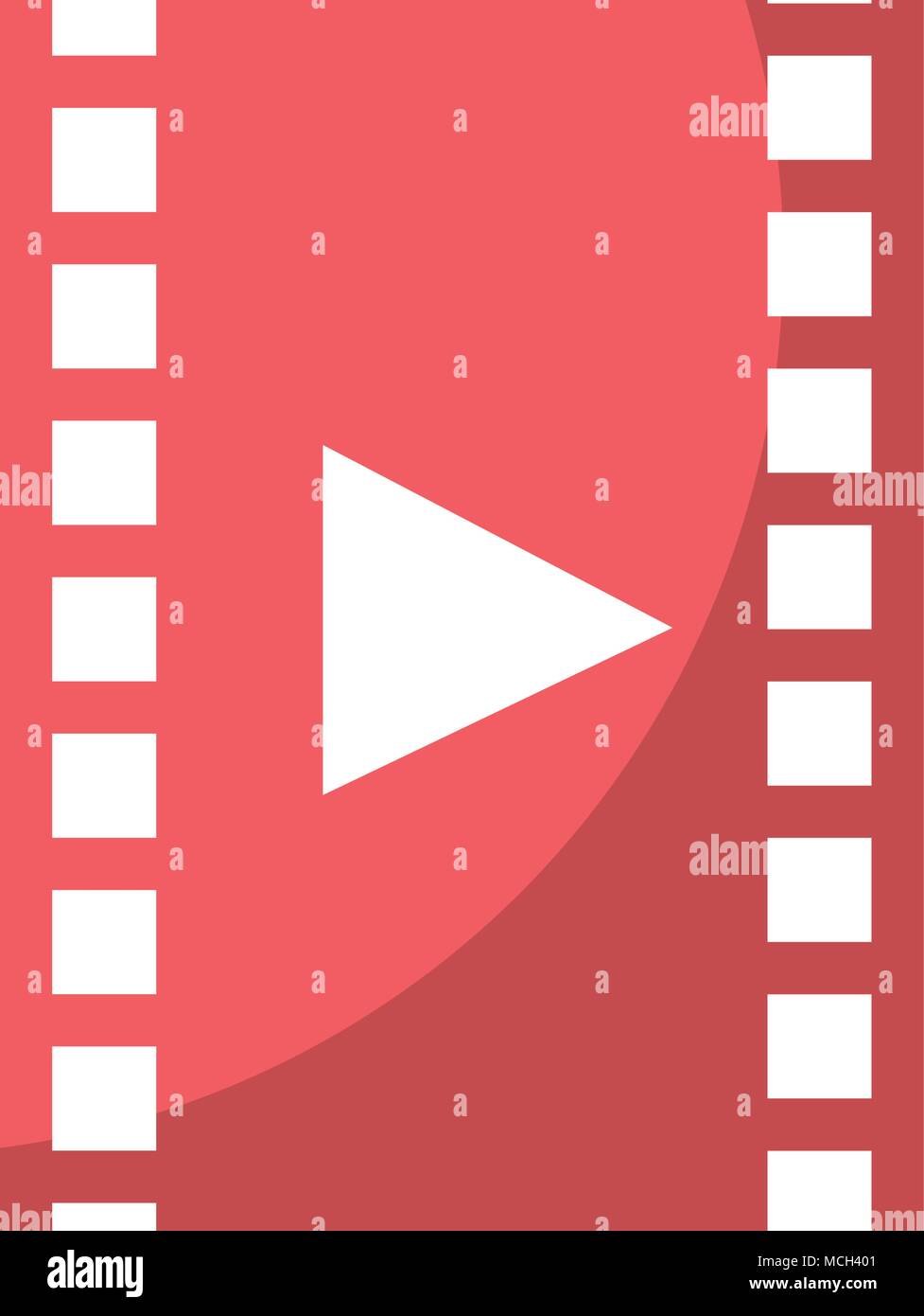 digital reel multimedia play video vector illustration Stock Vector ...