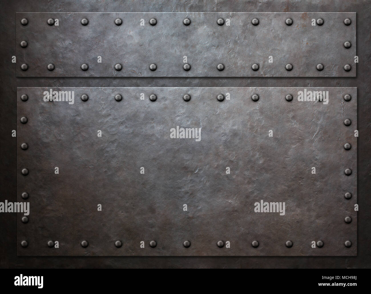 old metal steam punk background 3d illustration Stock Photo - Alamy