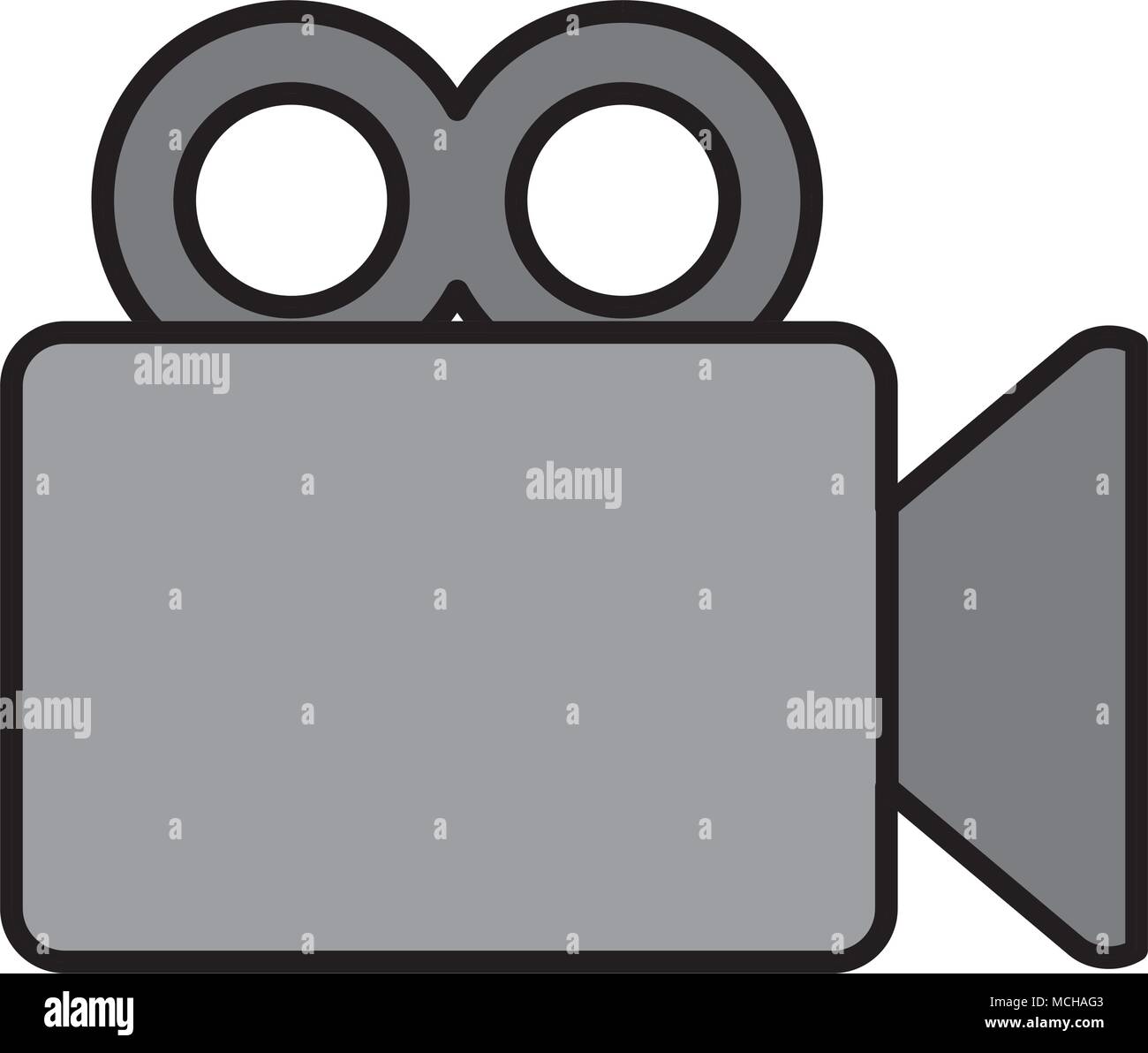 color digital video recorder media technology vector illustration Stock ...