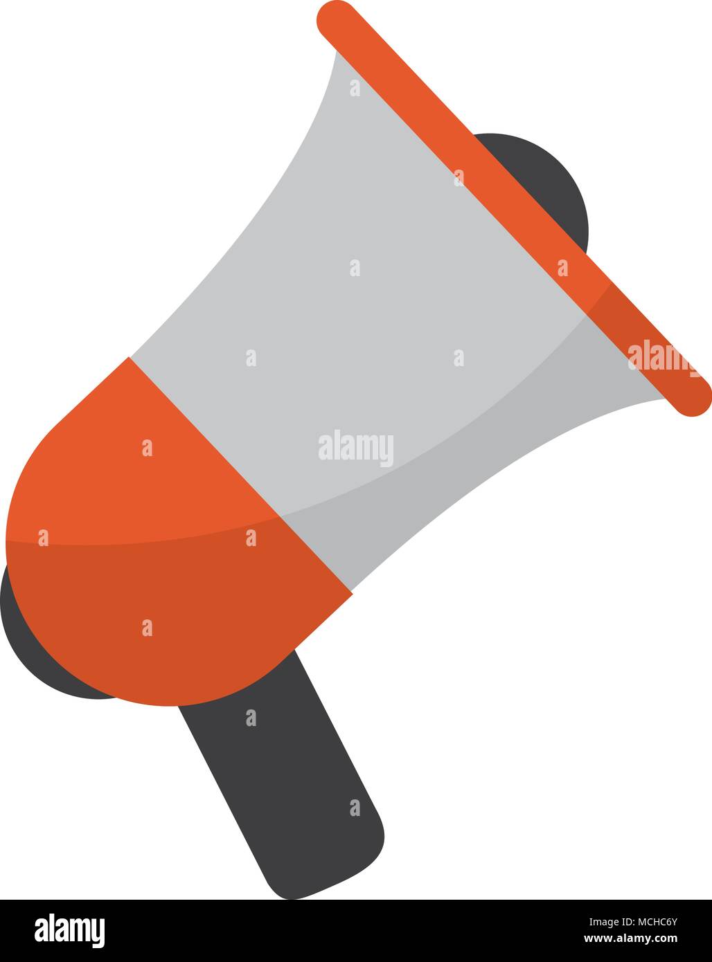 megaphone horn speaker attention message vector illustration Stock ...