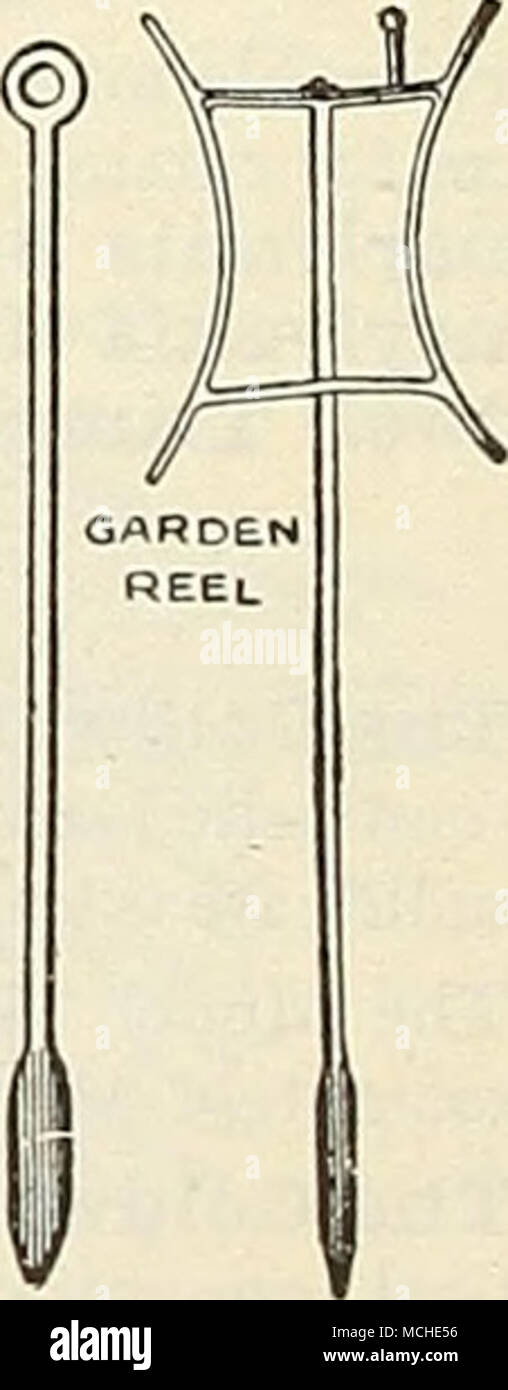. Planet Jr. Grass Edger Wire Hanging Basket Garden Reel Stock Photo ...