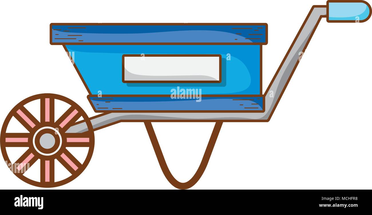 handcart transport service object design Stock Vector Image & Art - Alamy