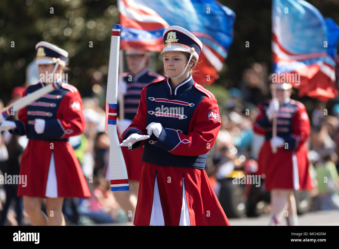 Washington, D.C., USA - April 14, 2018 Austintown Fitch High School ...