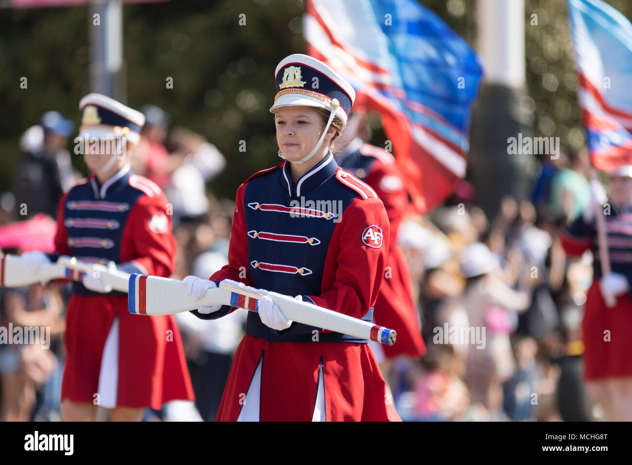 Washington, D.C., USA - April 14, 2018 Austintown Fitch High School ...