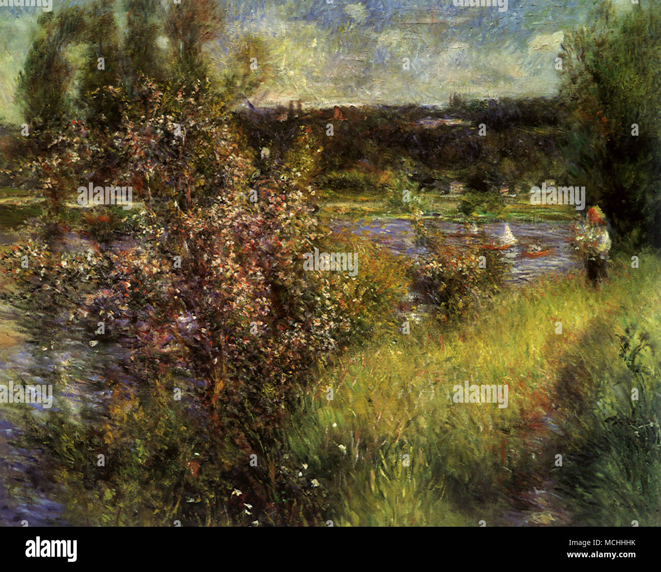 Seine at Chatou, The Stock Photo - Alamy