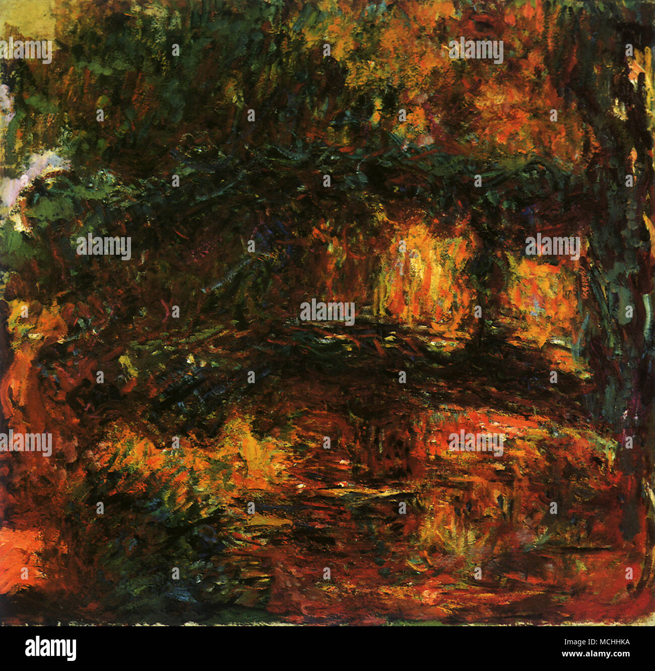 Claude monet the japanese footbridge hi-res stock photography and ...