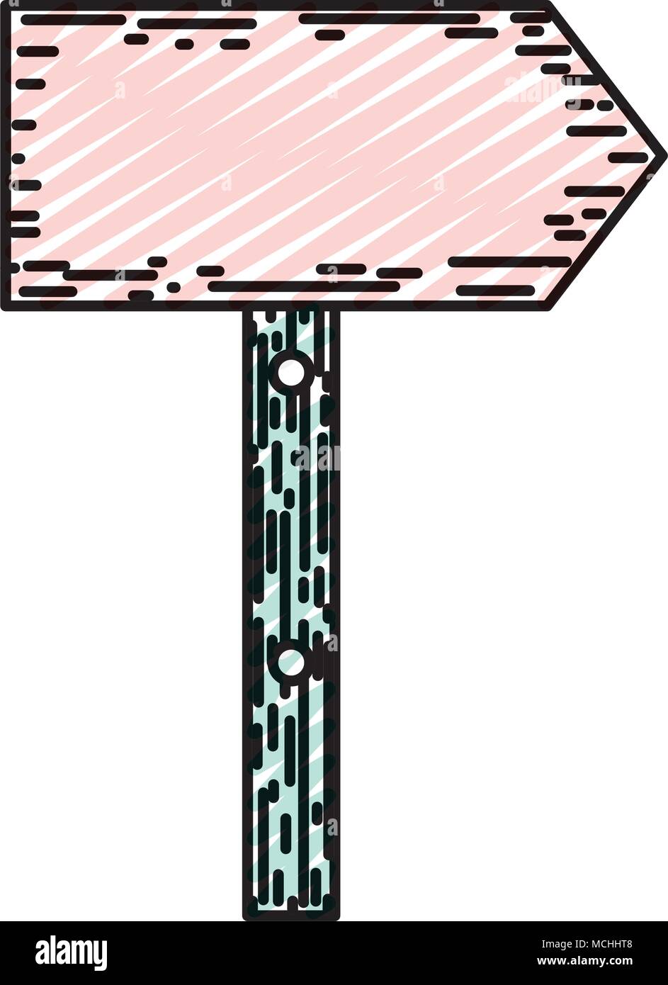 Doodle hazard warning sign hi-res stock photography and images - Alamy