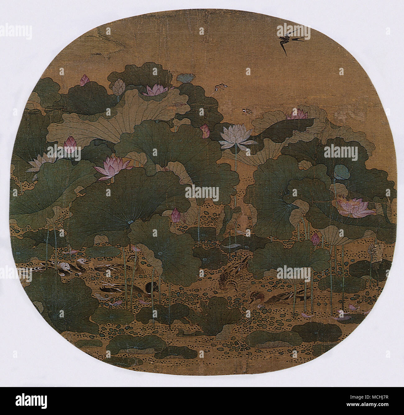 Lotus art painting hi-res stock photography and images - Alamy