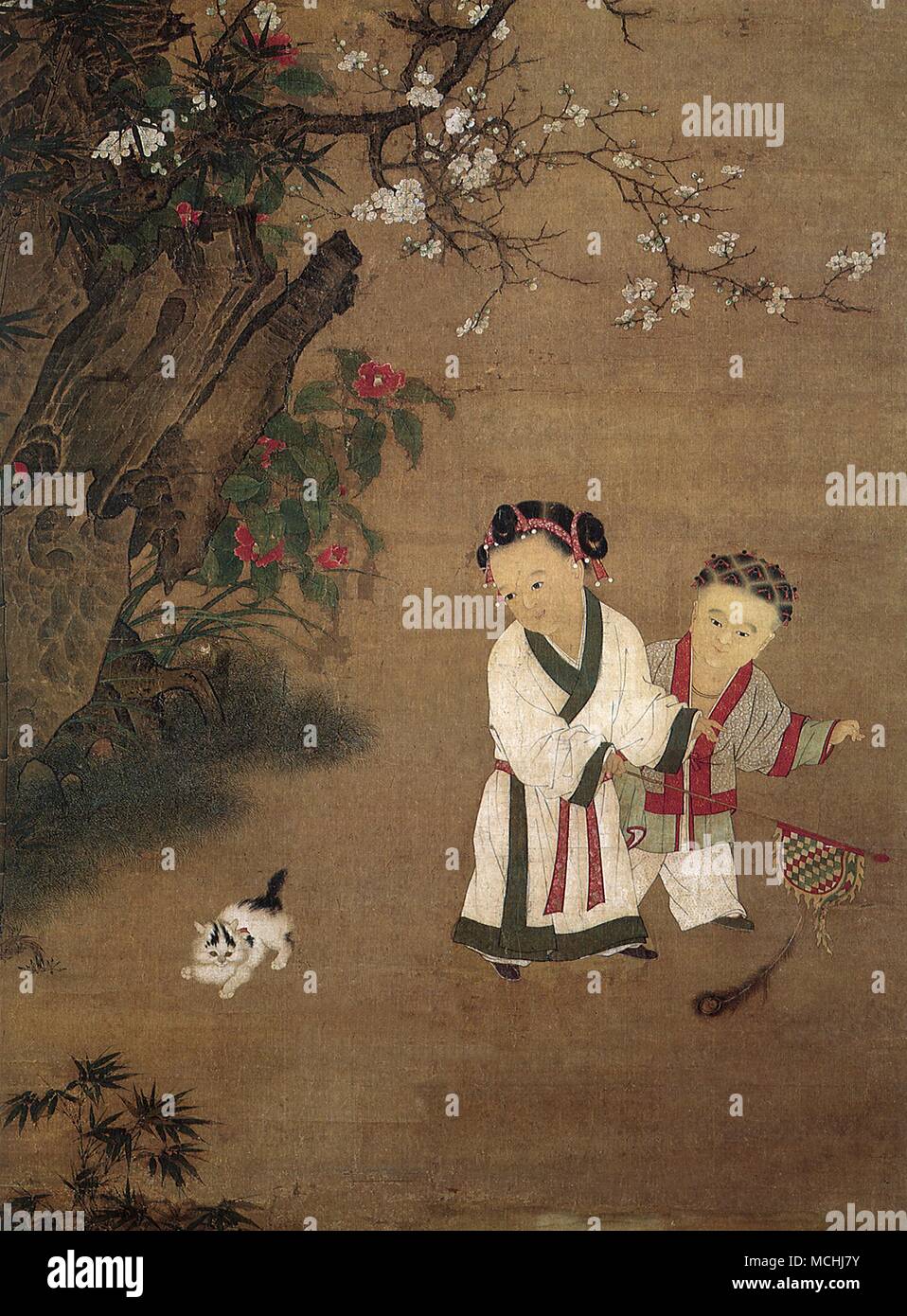 Chinese painting tree hi-res stock photography and images - Alamy