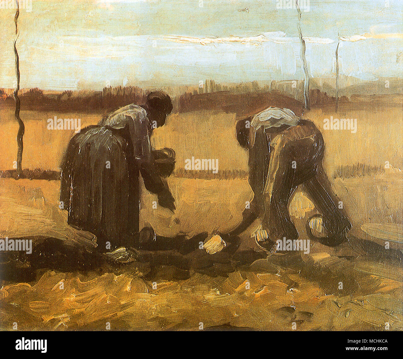 Peasant Woman Against A Background Of Wheat