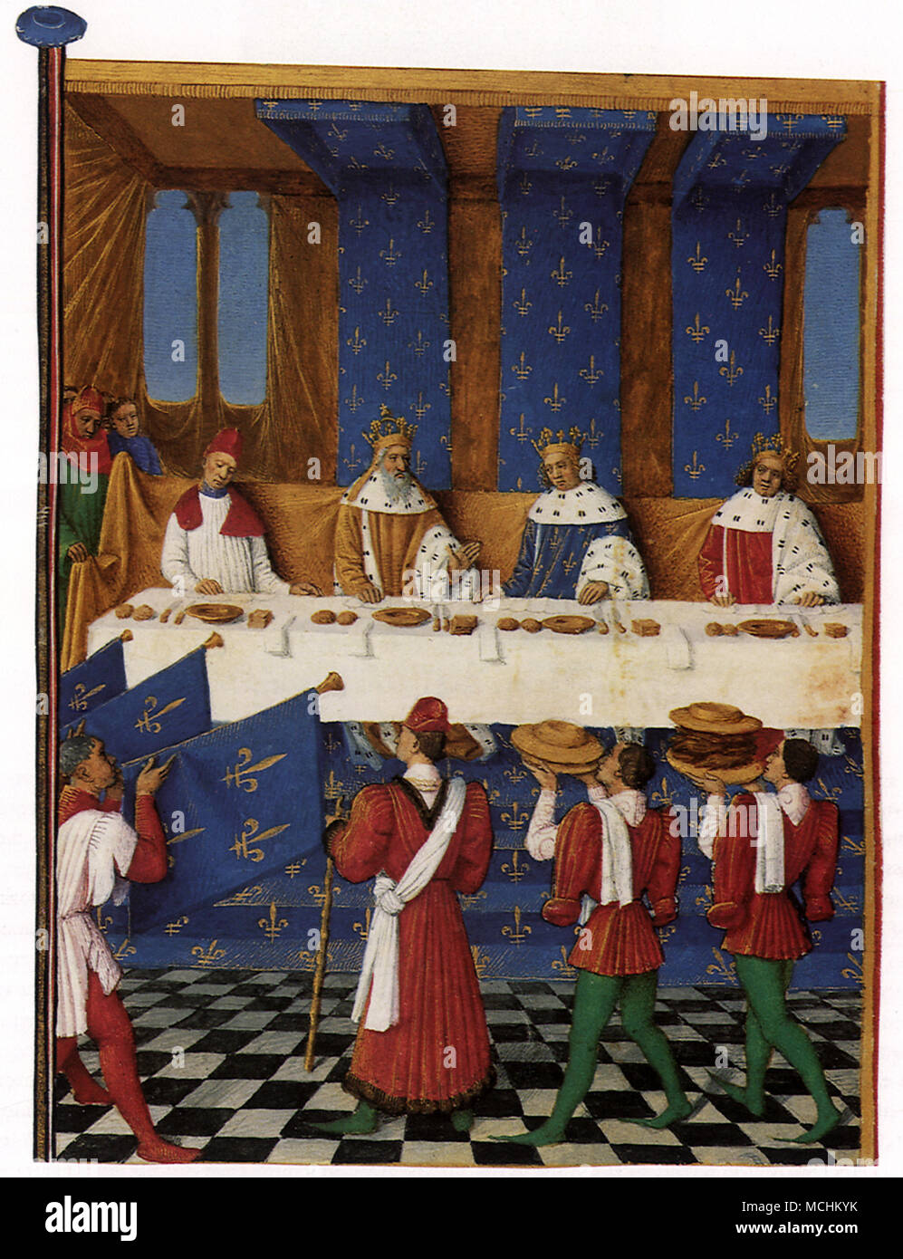 Renaissance banquet painting hi-res stock photography and images - Alamy