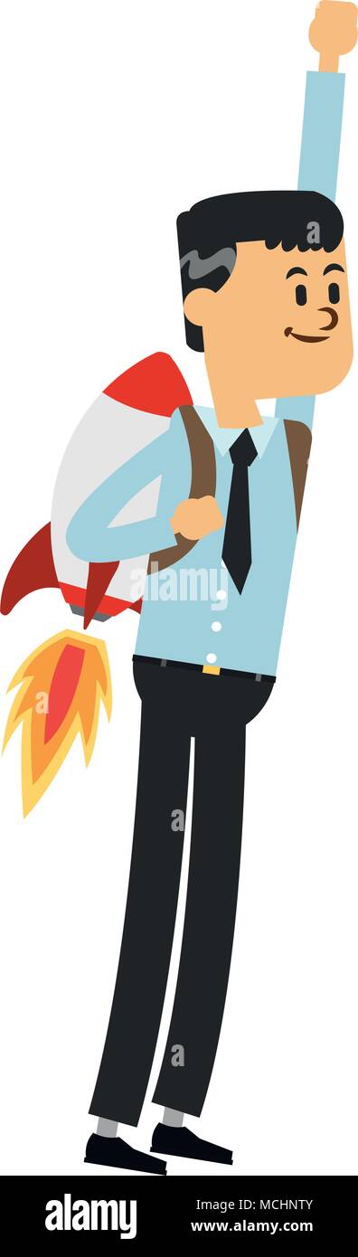 Man flying with jetpack hi-res stock photography and images - Alamy