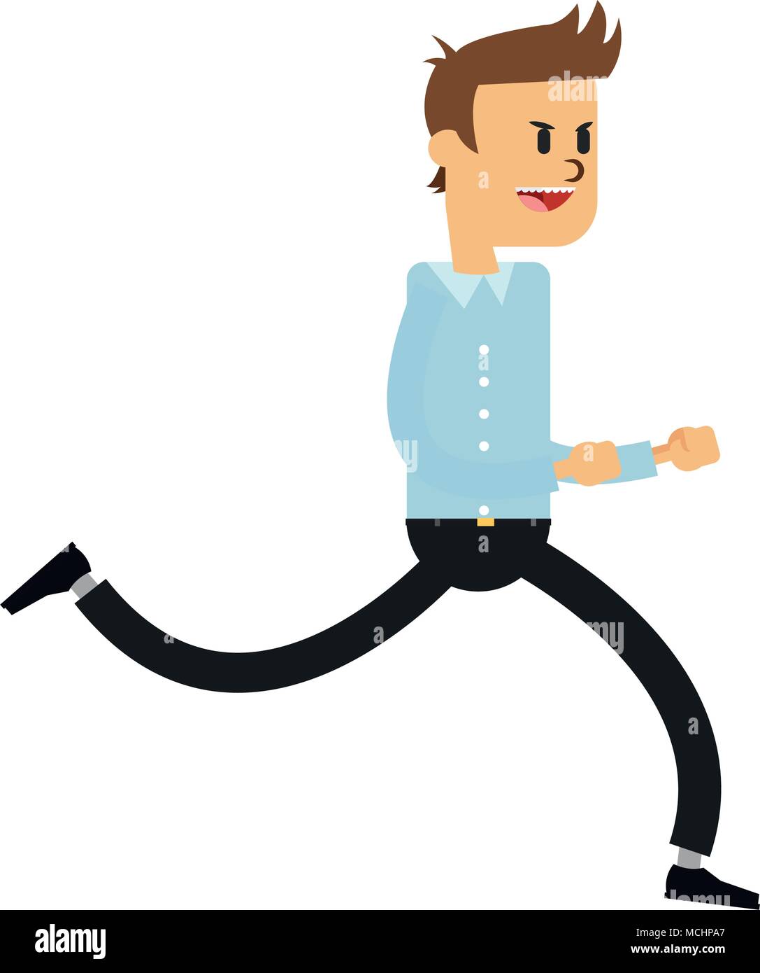 Businessman running cartoon Stock Vector Image & Art - Alamy