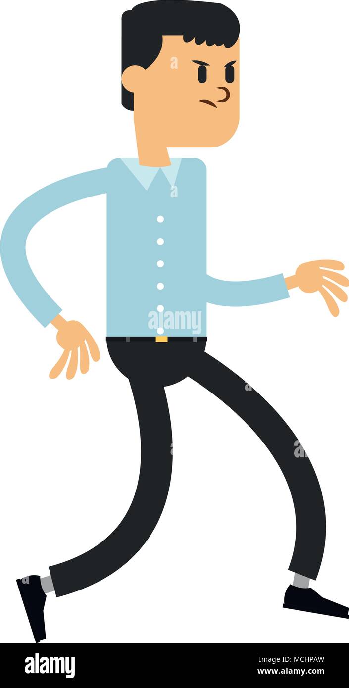 Businessman running cartoon Stock Vector Image & Art - Alamy