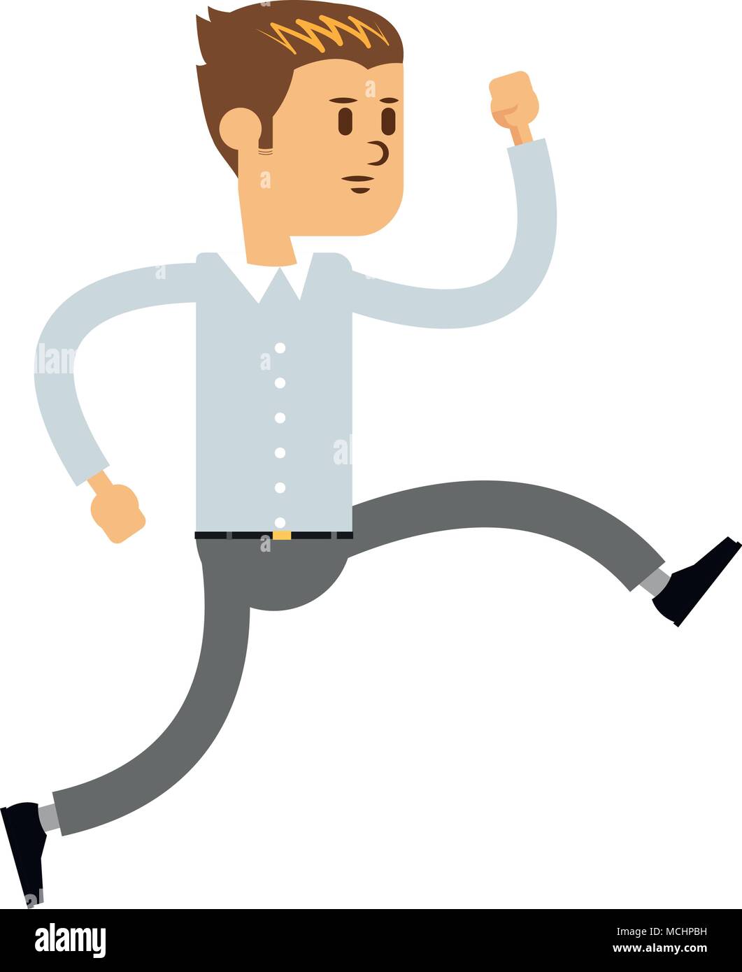 Businessman running cartoon Stock Vector Image & Art - Alamy