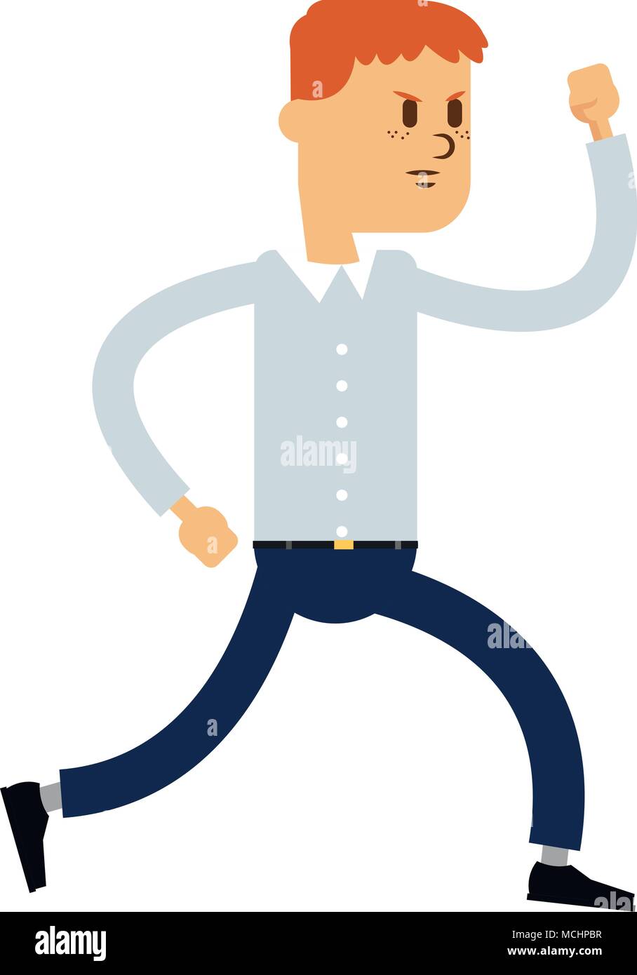 Businessman running cartoon Stock Vector Image & Art - Alamy