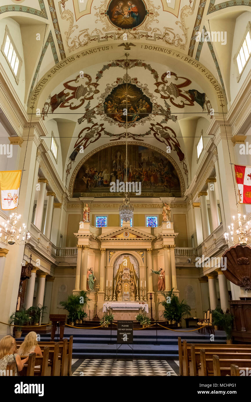 Interior altar saint louis hi-res stock photography and images - Alamy