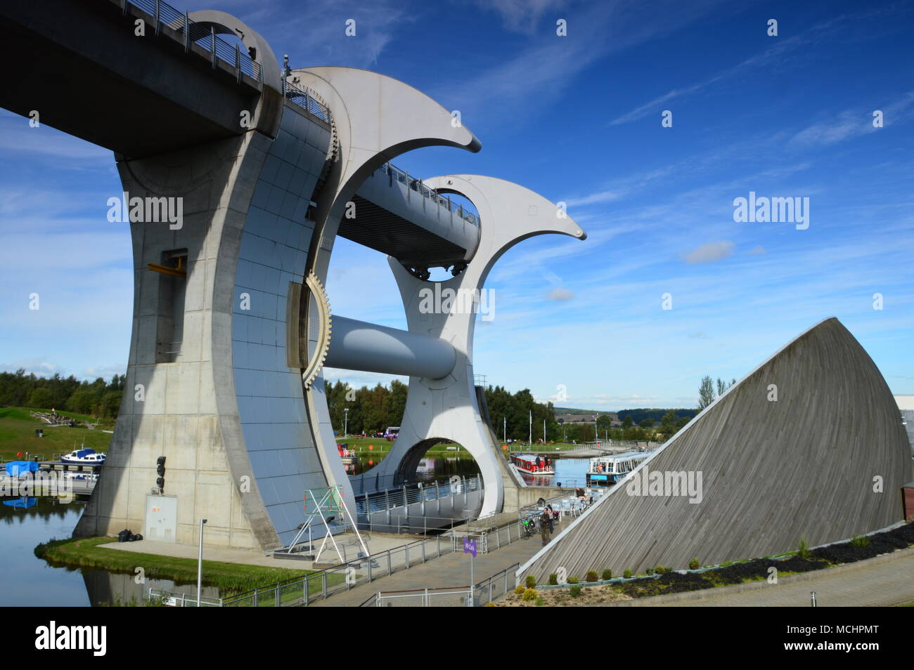 Rotating boatlift hi-res stock photography and images - Alamy