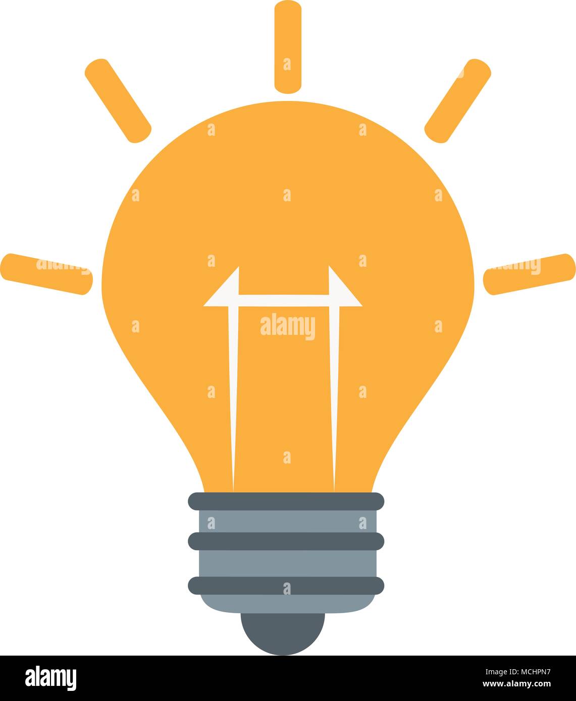 Light bulb idea symbol Stock Vector Image & Art - Alamy