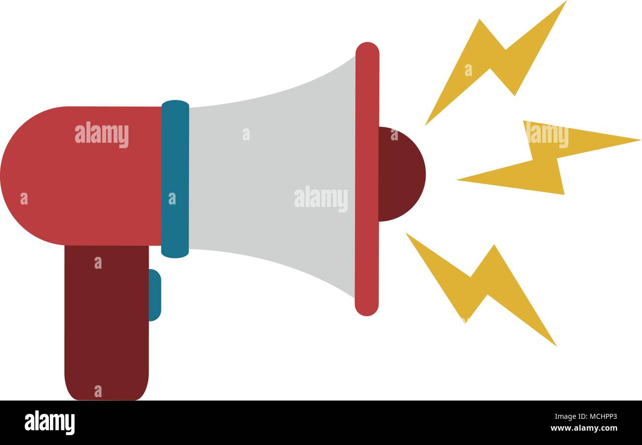 Bullhorn advertising symbol Stock Vector Image & Art - Alamy