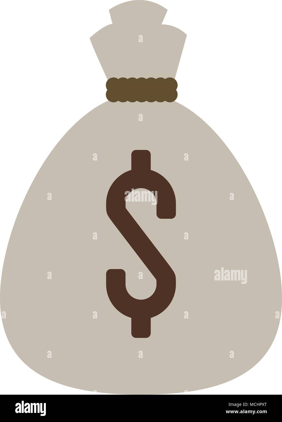 Money bag isolated Stock Vector Image & Art - Alamy