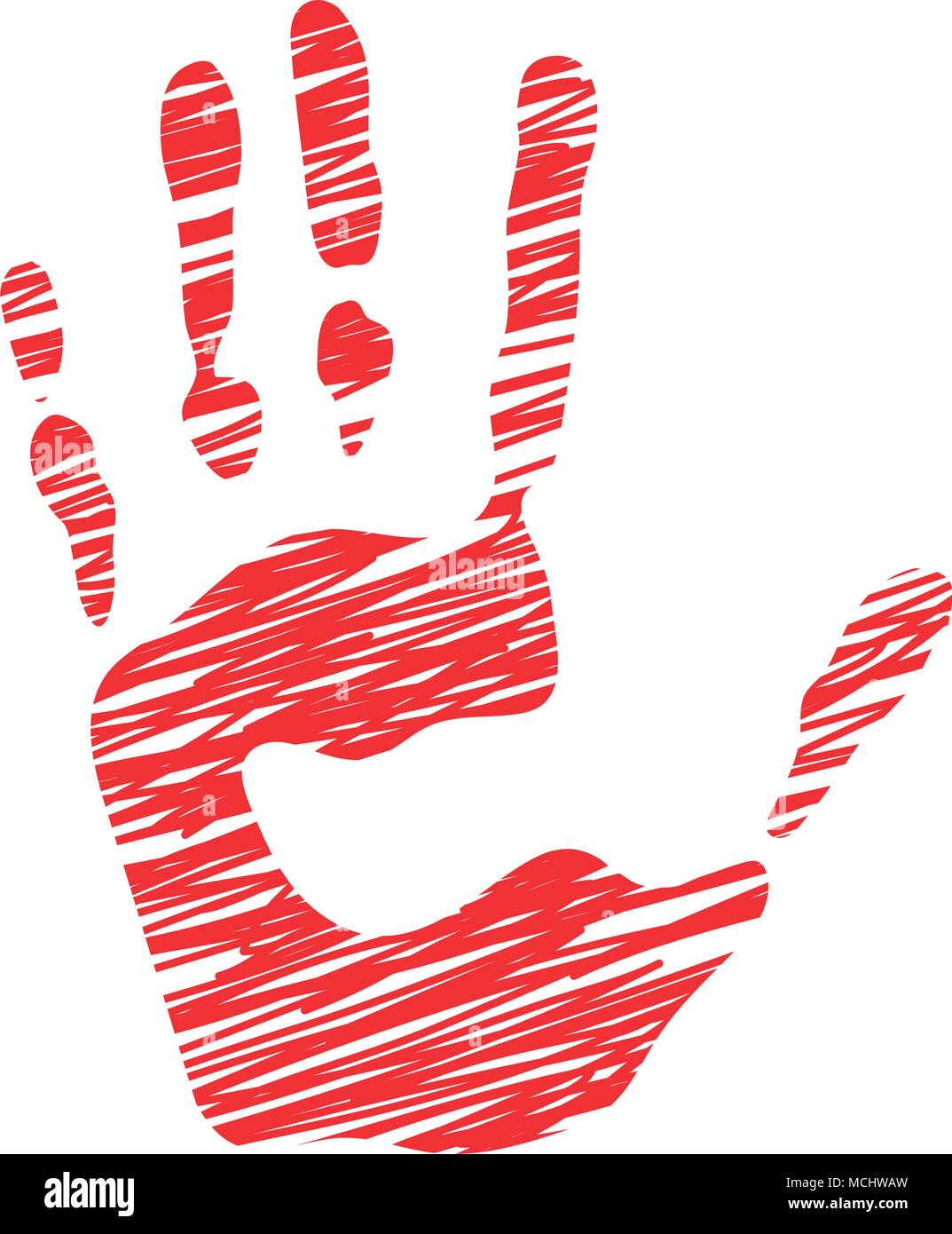 Handprints Stock Vector Images - Alamy