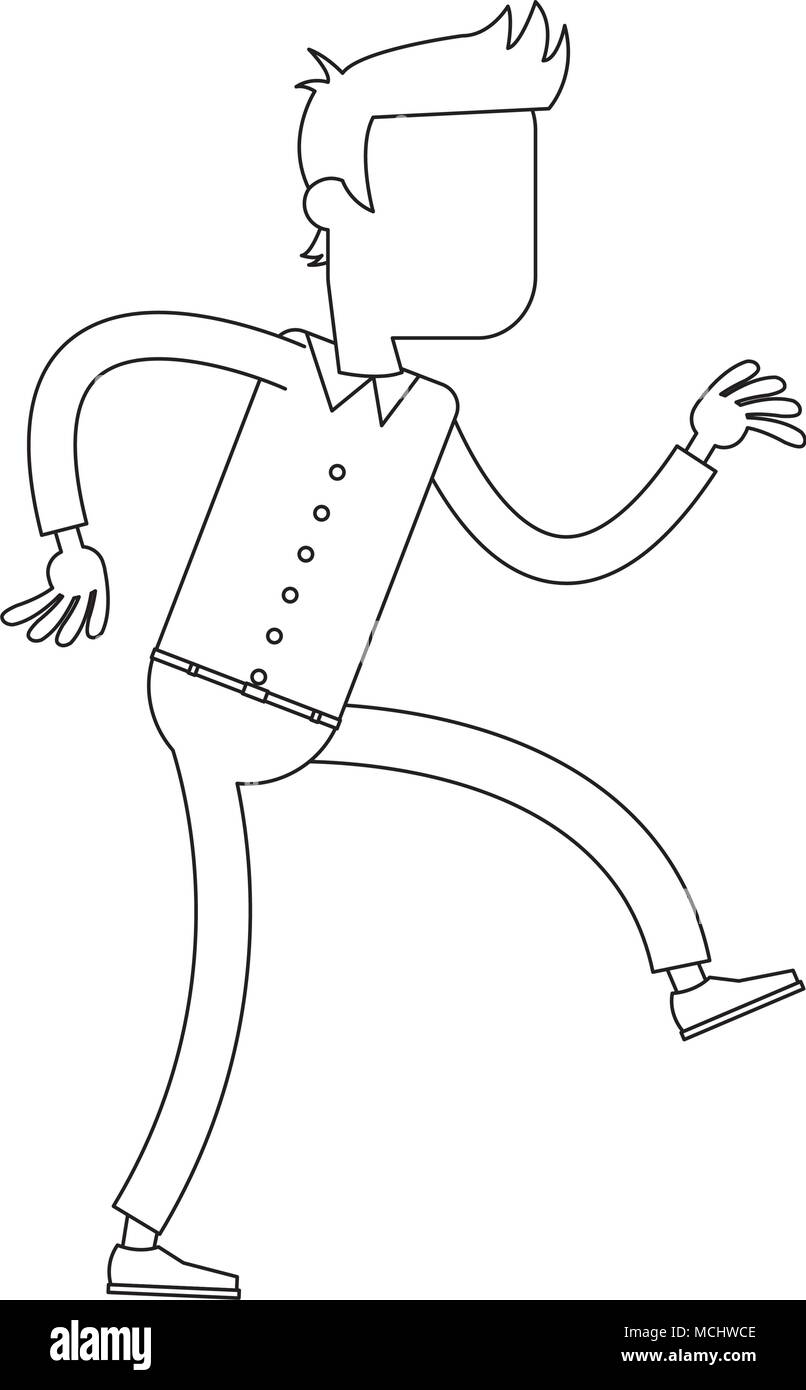 Cartoon businessman faceless Cut Out Stock Images & Pictures - Alamy