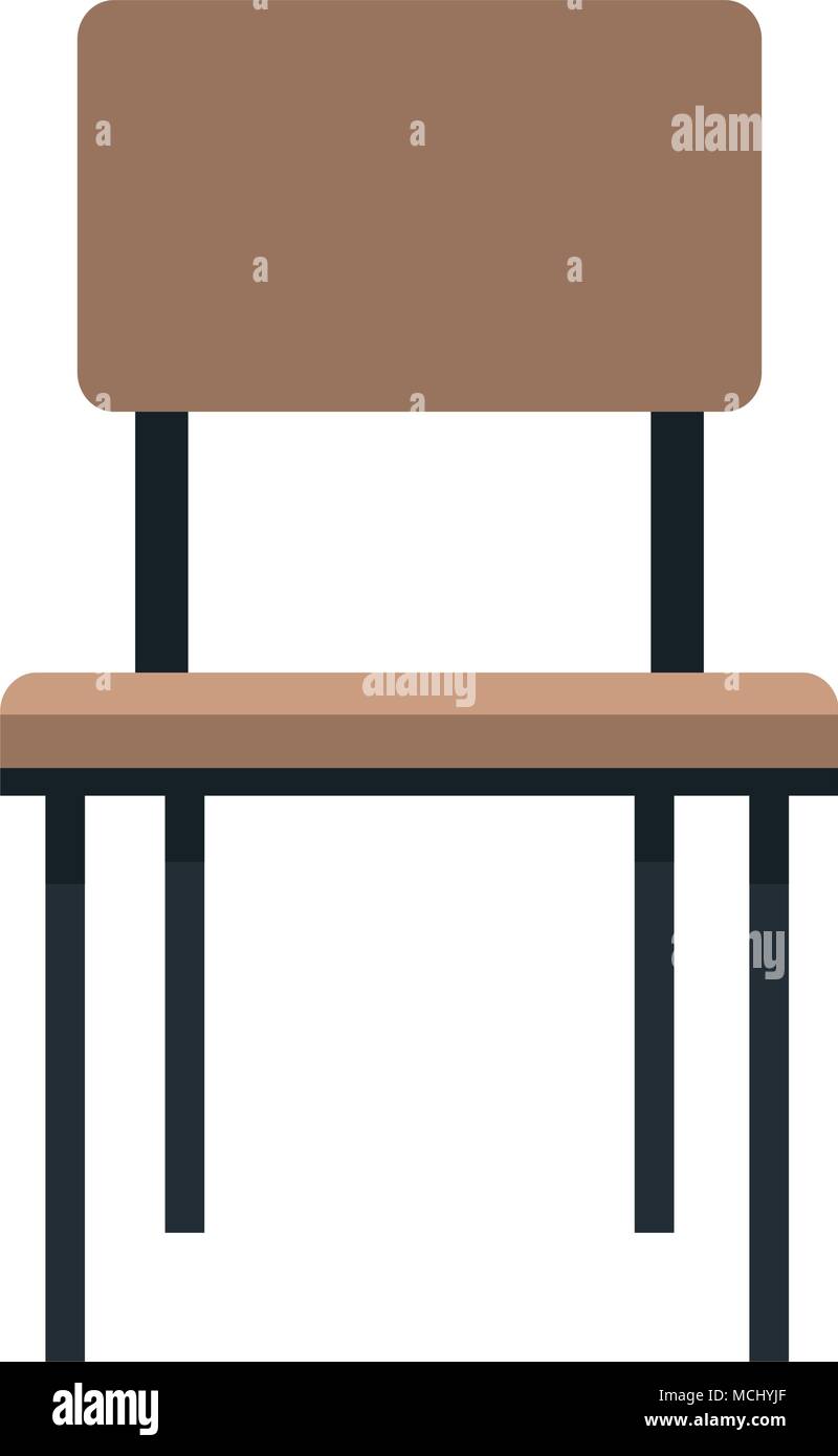 Simple chair isolated Stock Vector Image & Art - Alamy