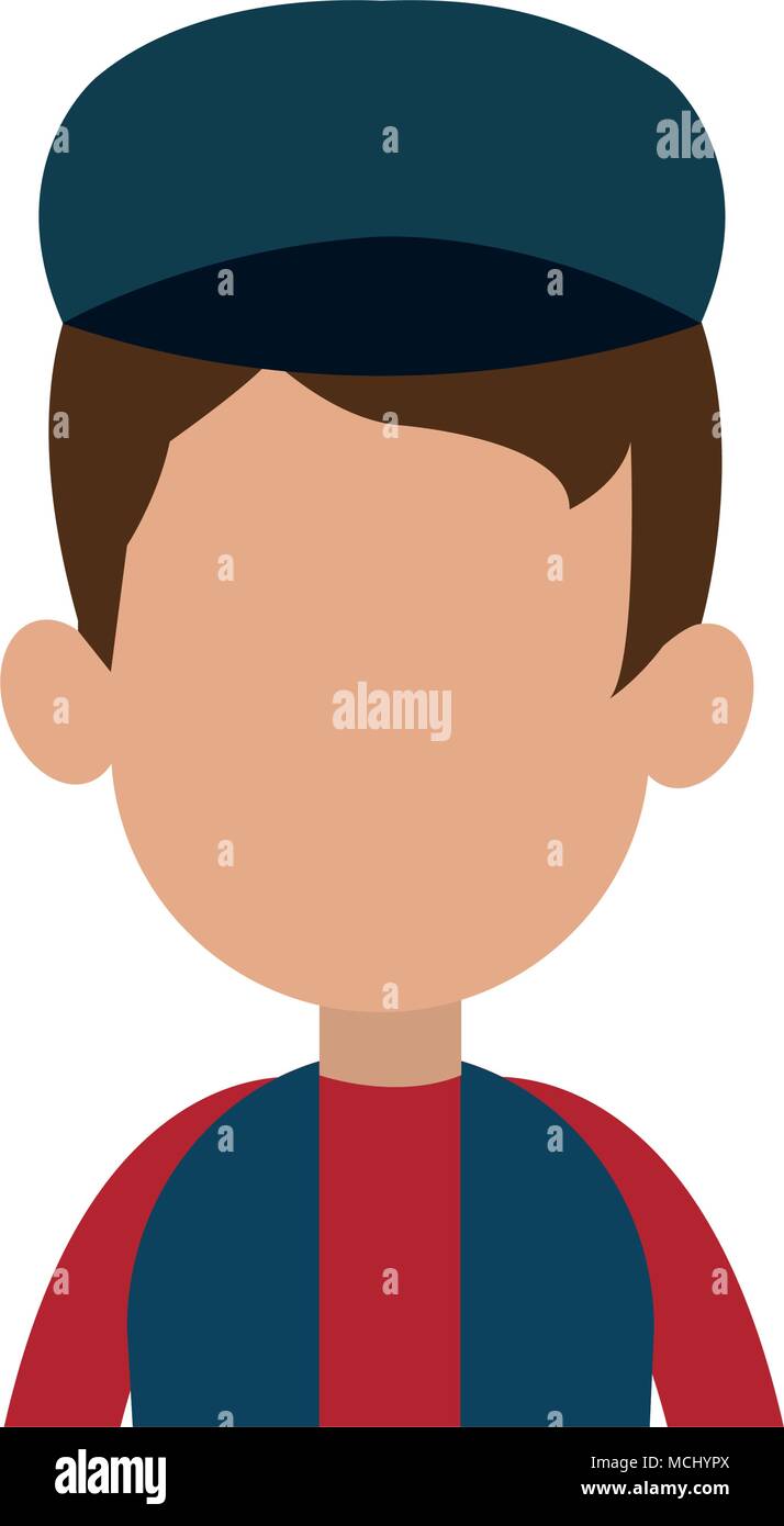 Boy faceless profile cartoon Stock Vector Image & Art - Alamy