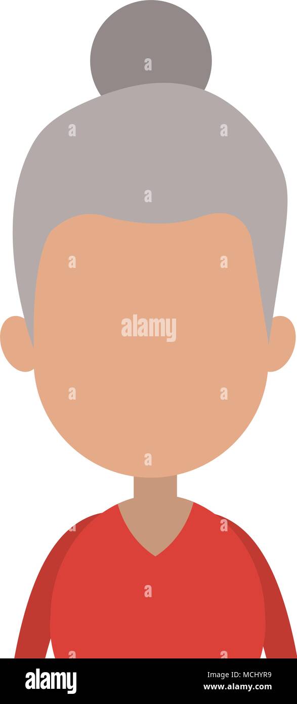 Default old woman icon hi-res stock photography and images - Alamy