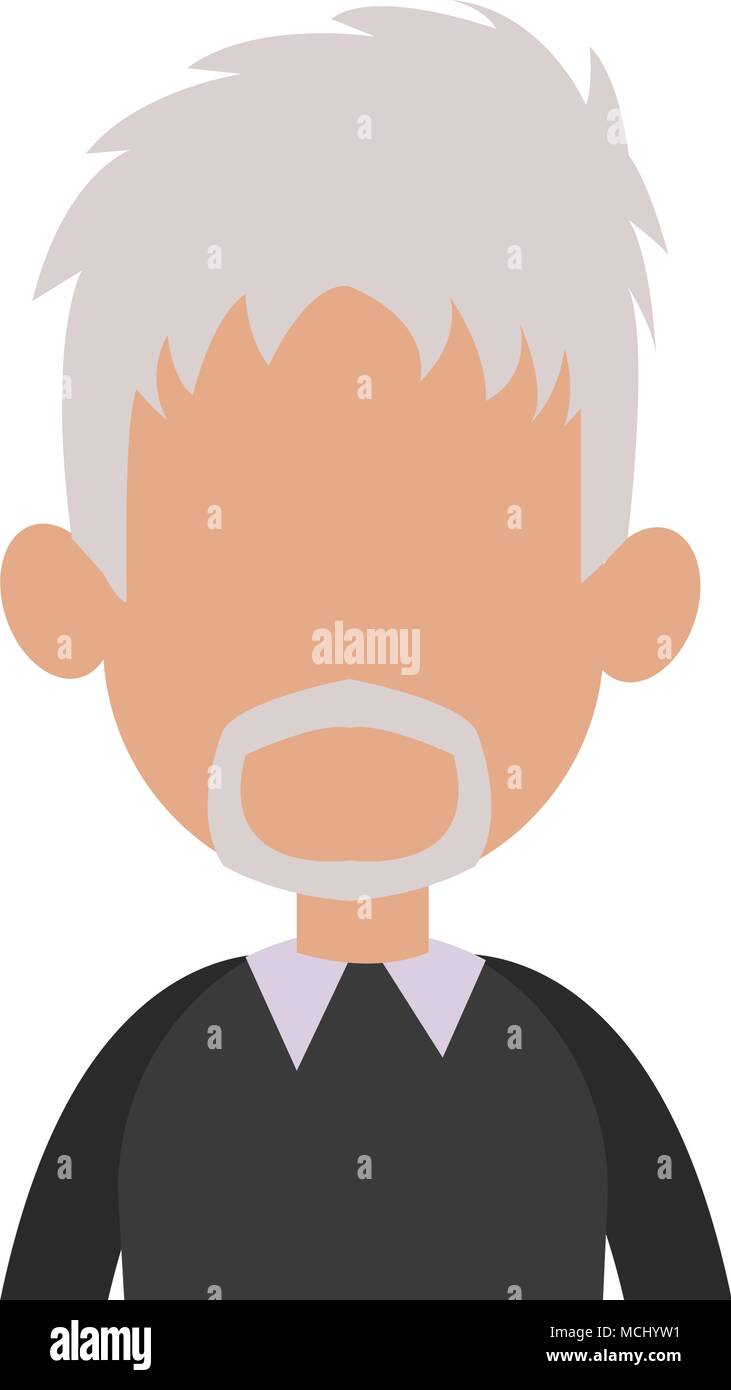 Old man faceless profile Stock Vector Image & Art - Alamy