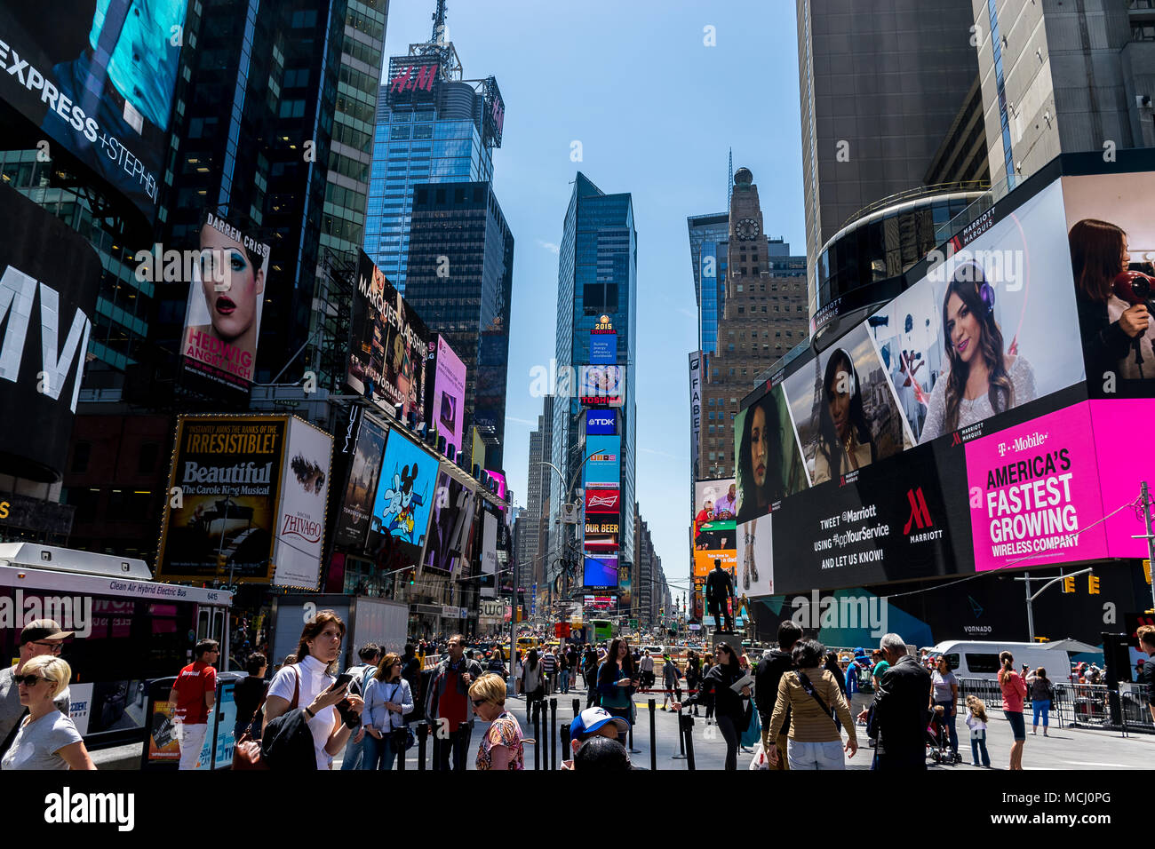 New York City Times Square Stock Photo - Alamy