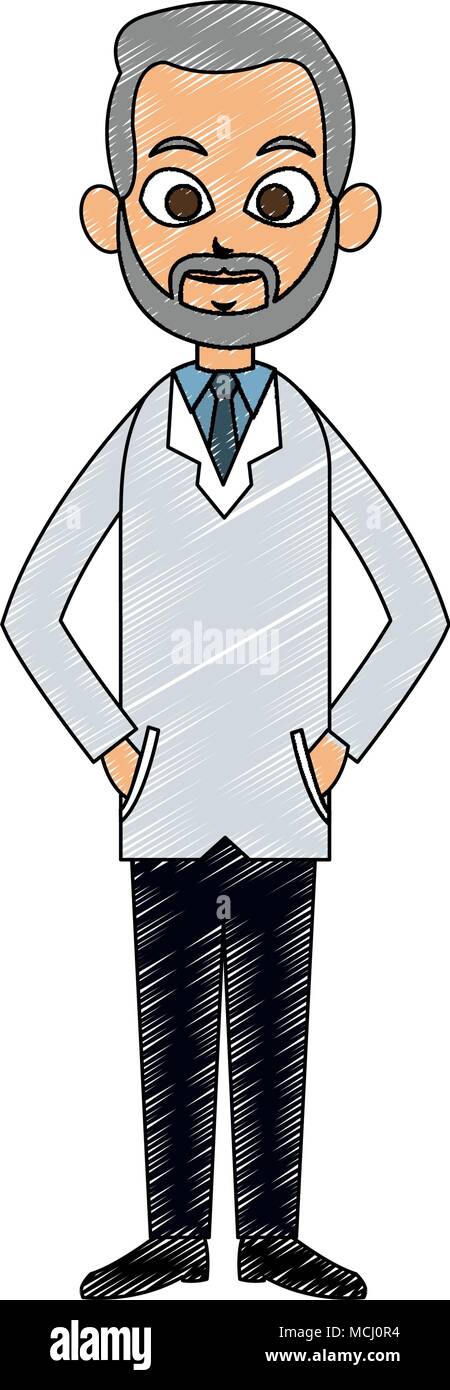 Male doctor cartoon scribble Stock Vector Image & Art - Alamy