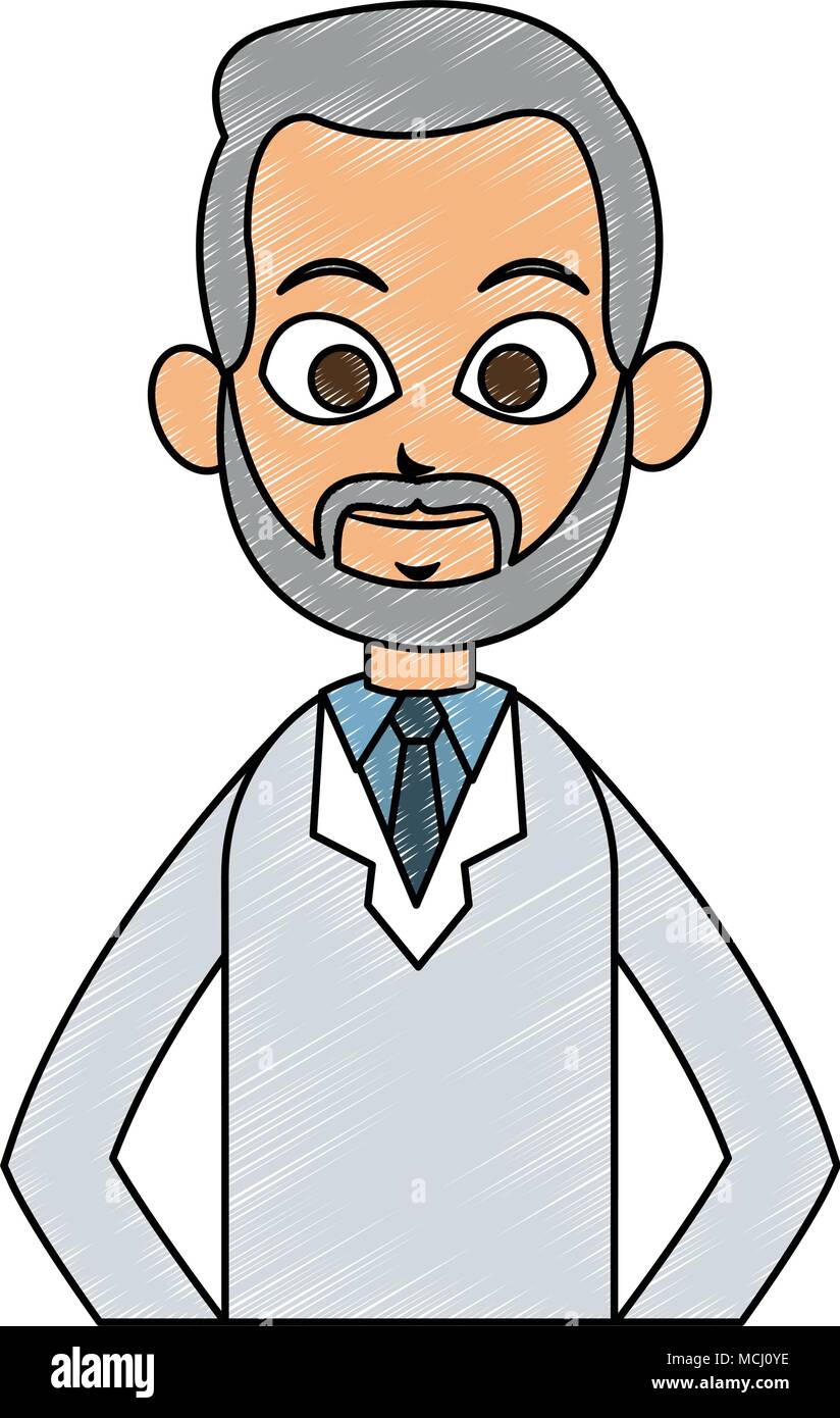 Male doctor cartoon scribble Stock Vector Image & Art - Alamy