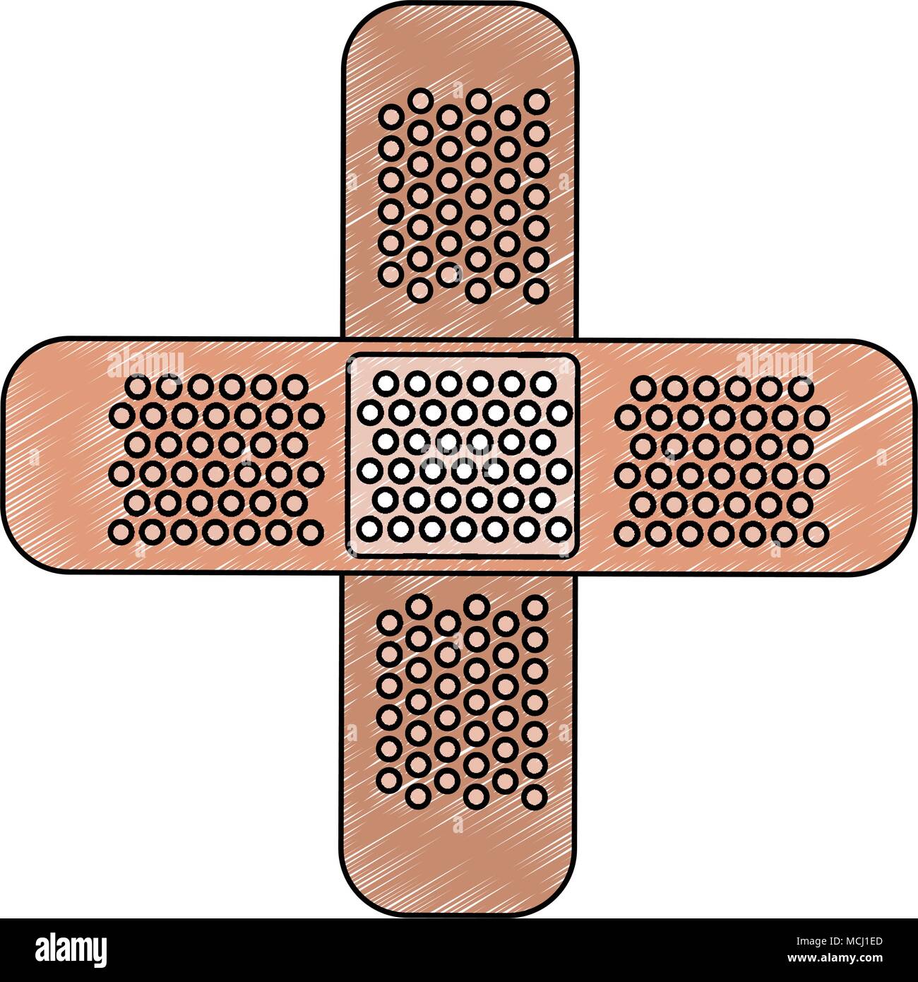 Bandages crossed symbol Stock Vector Image & Art - Alamy