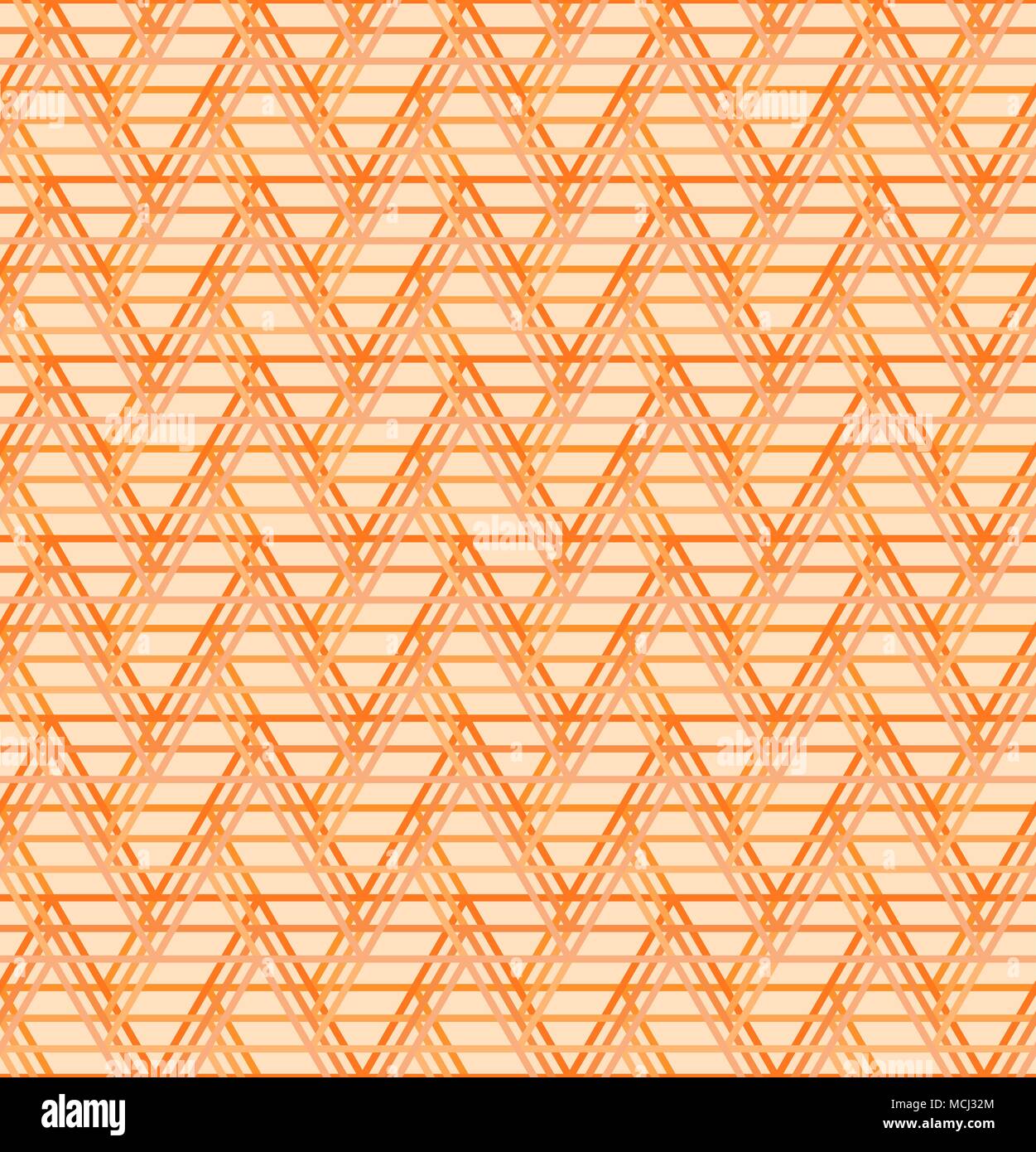 Seamless abstract geometric pattern, orange trianges background, vector ...
