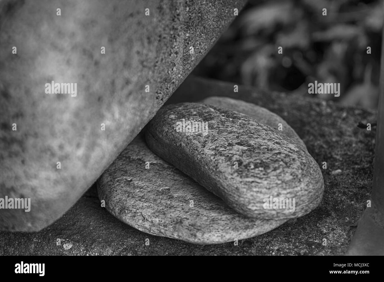 Split face block Black and White Stock Photos & Images - Alamy