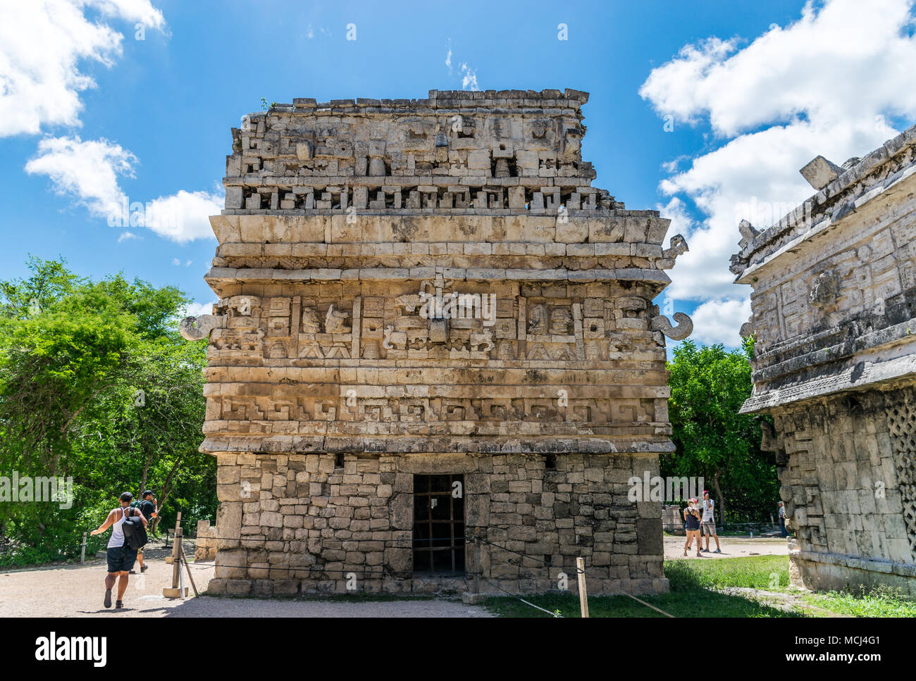 The Church and the Nunnery in Chichen Itza Mexico Stock Photo - Alamy