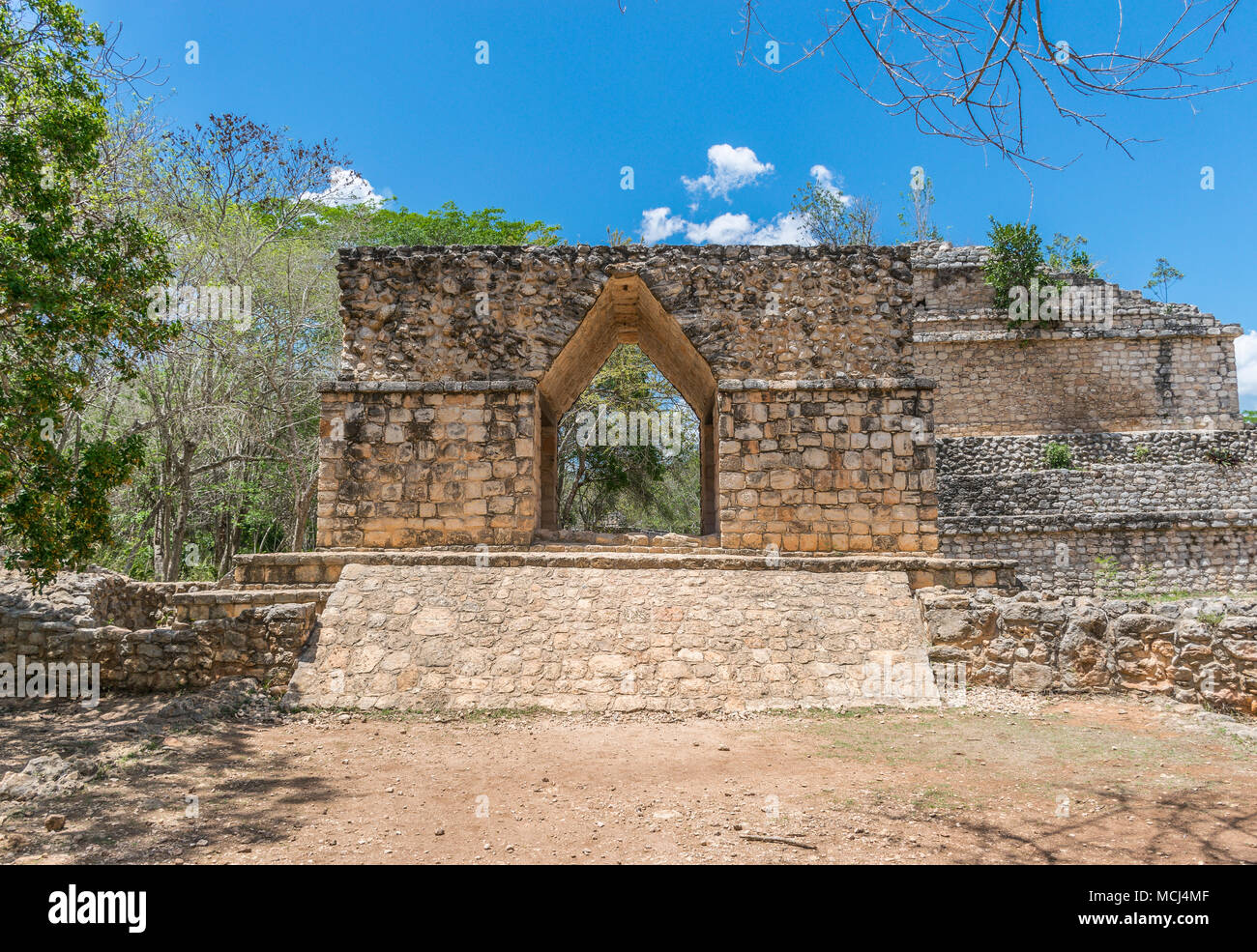 Ek Balam Mexico Mayan Acropolis, Artifacts, Temples, and Ruins Stock ...