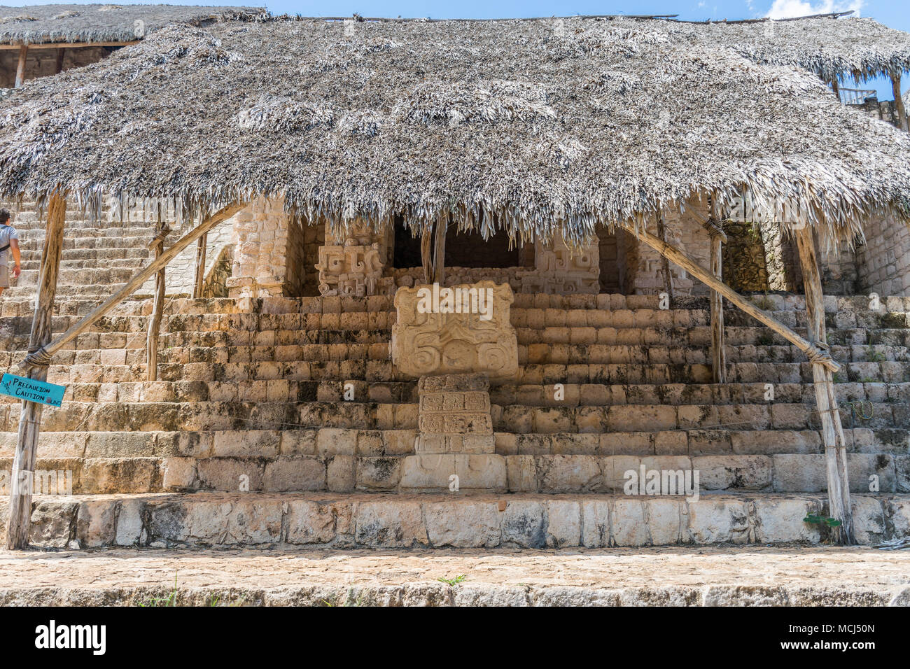 Ek Balam Mexico Mayan Acropolis, Artifacts, Temples, and Ruins Stock ...