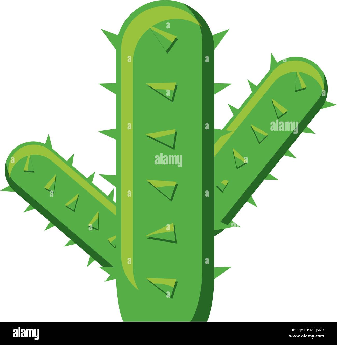 cactus icon over white background, colorful design. vector illustration ...