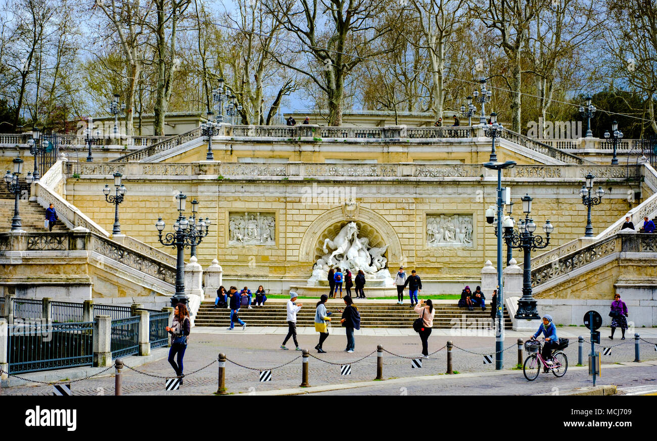 Entrance to the public park in Bologna, Italy Stock Photo - Alamy