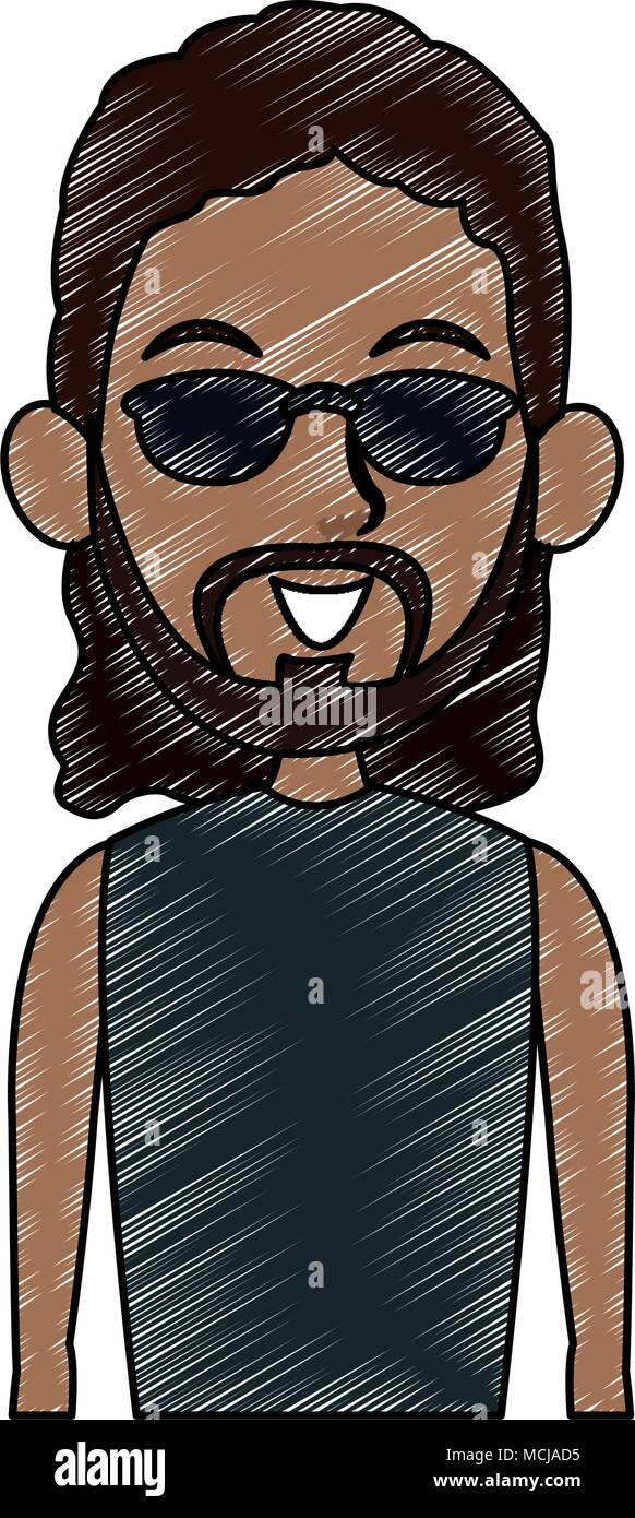 Young black man cartoon scribble Stock Vector Image & Art - Alamy