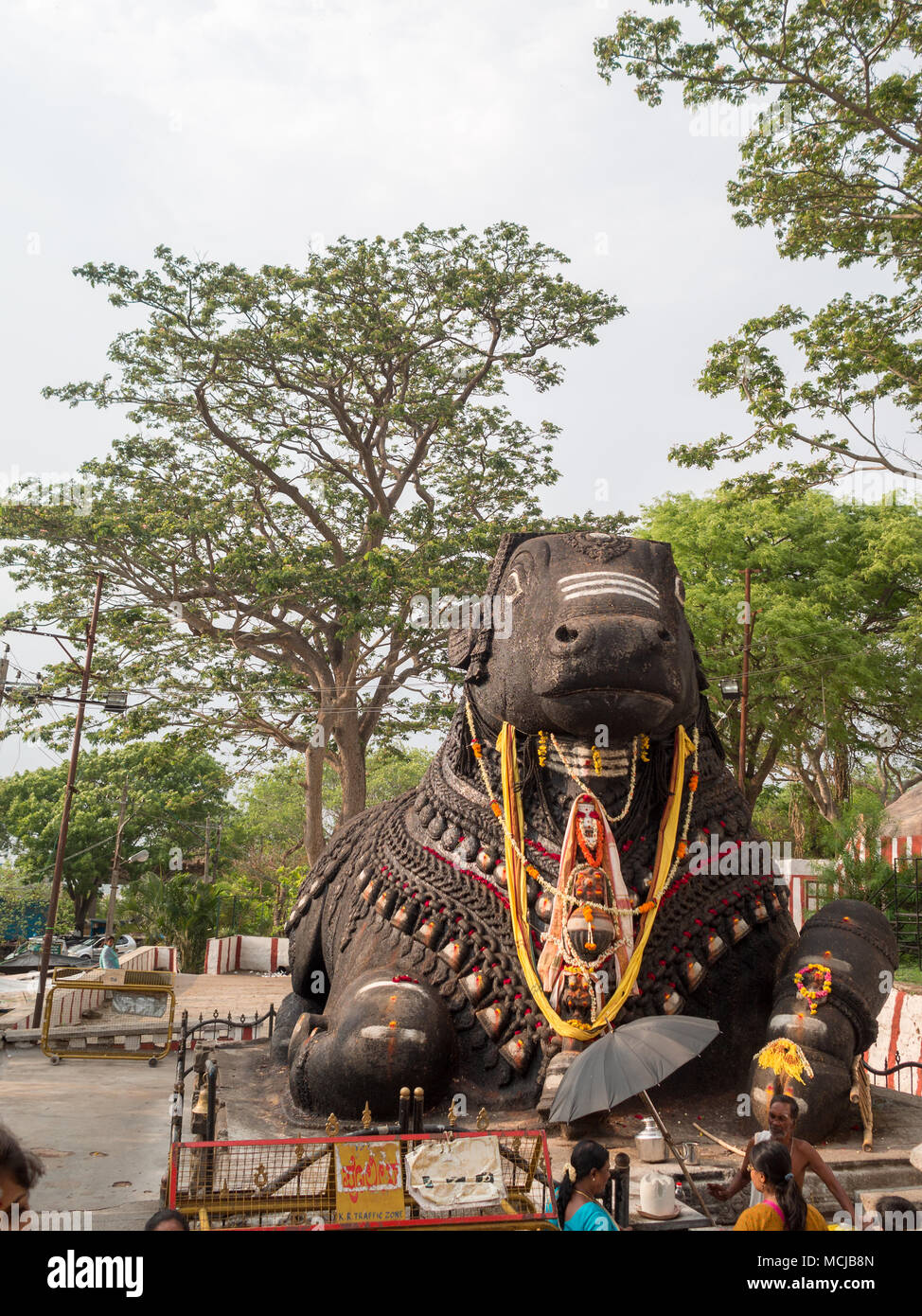 Sri Nandi Temple, Karnataka Stock Photo - Alamy