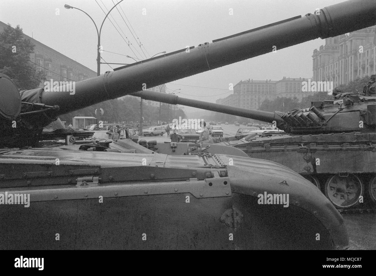 Moscow coup 1991 hi-res stock photography and images - Alamy