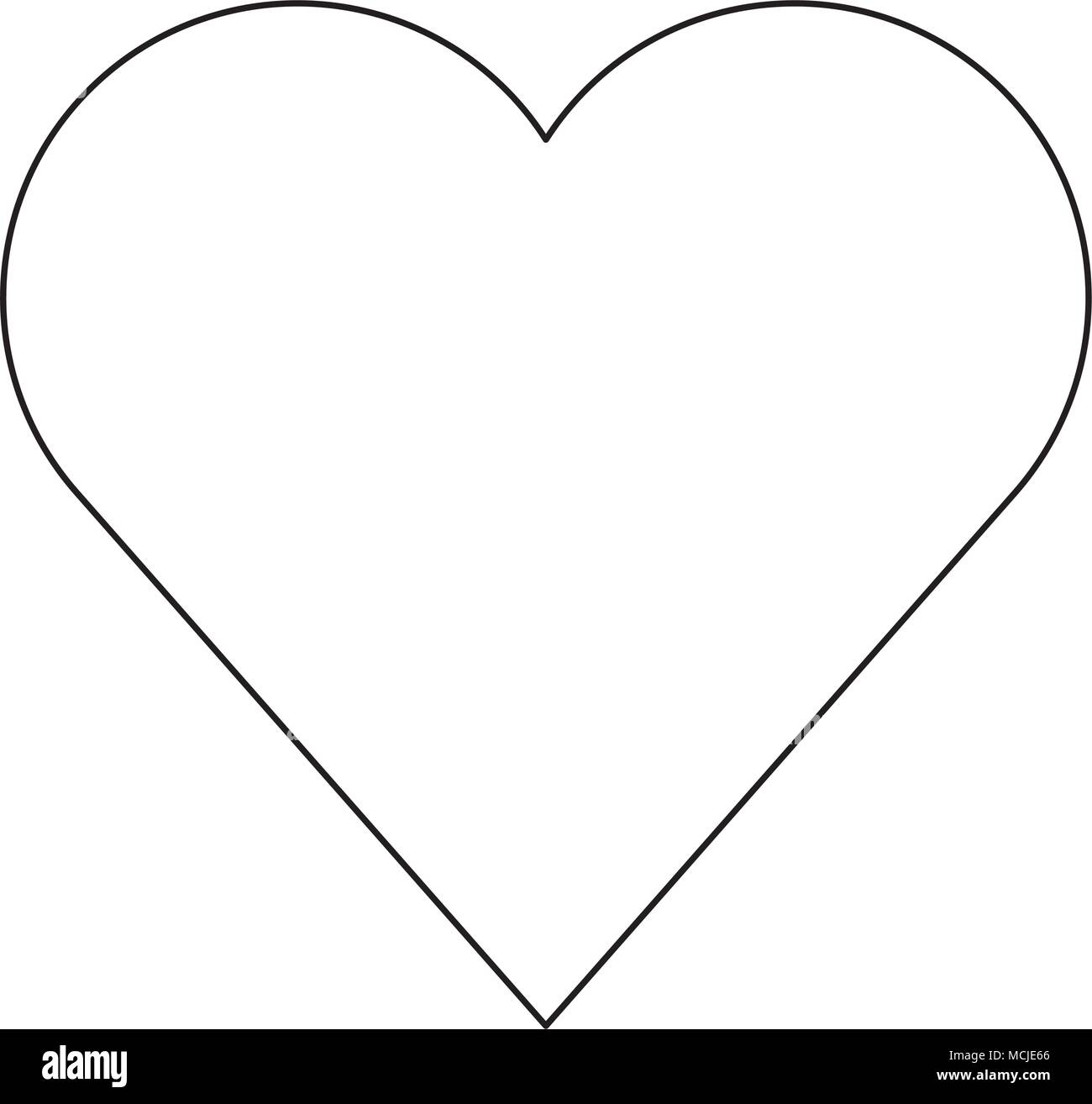 heart icon over white background, vector illustration Stock Vector ...