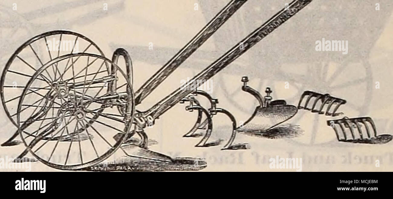 . No. 15," Iron ge " Combined Single Wheel Hoe, Hill and Drill Seeder ...